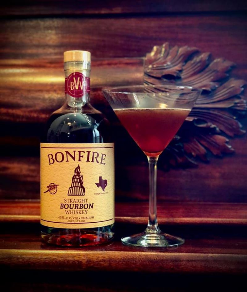 Bonfire Manhattan - Brazos Valley Vodka Company